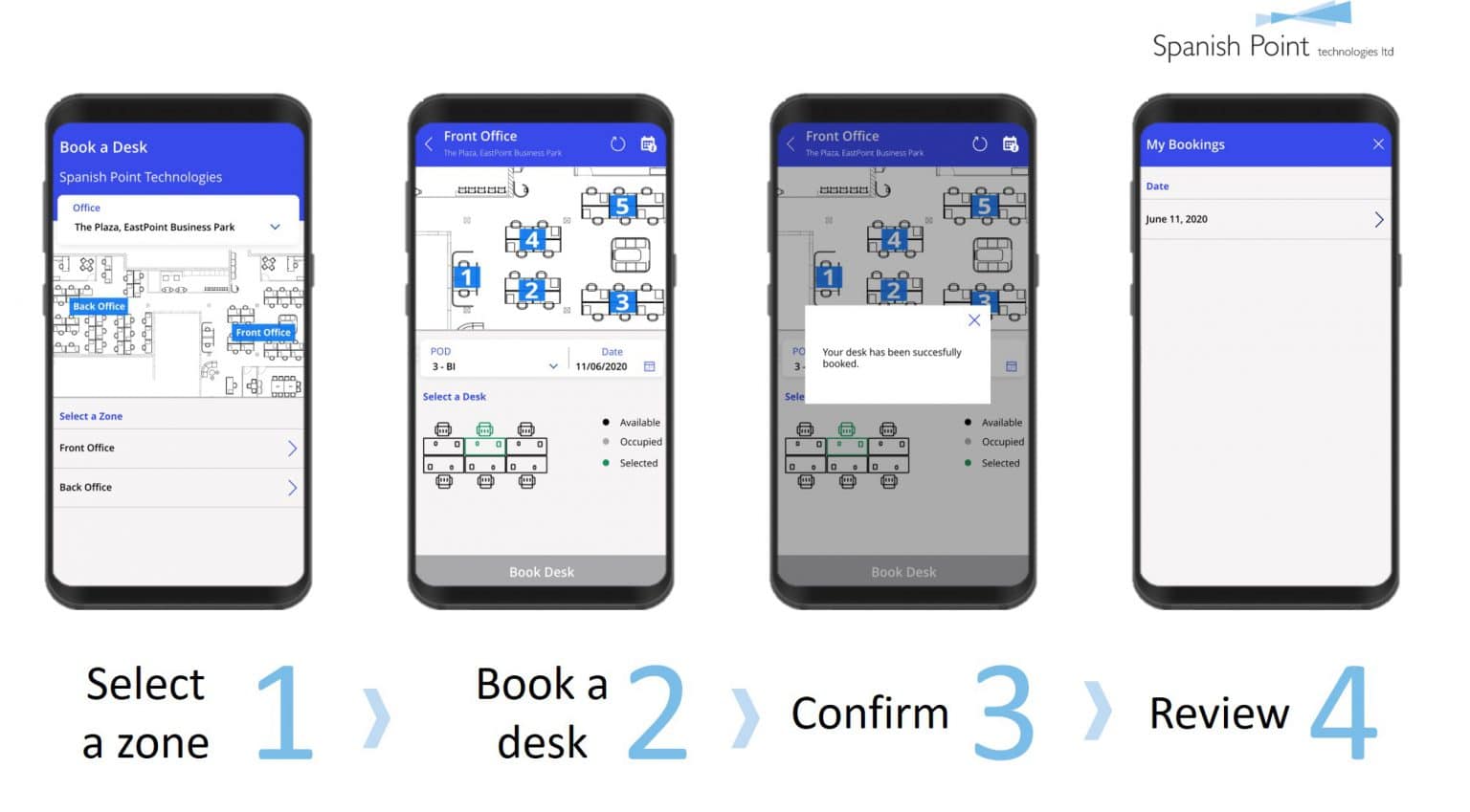 Book a Desk App | Spanish Point Technologies Ltd.