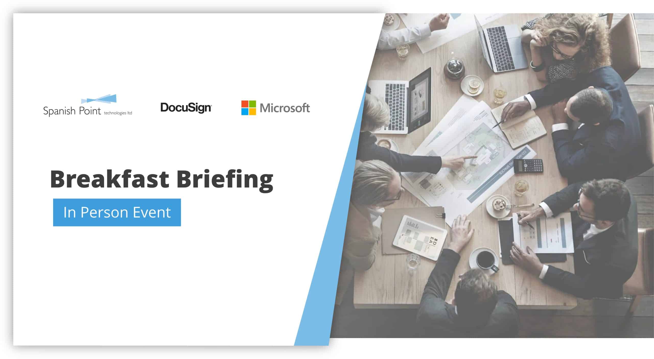 Spanish Point & DocuSign: Breakfast Briefing | Spanish Point ...